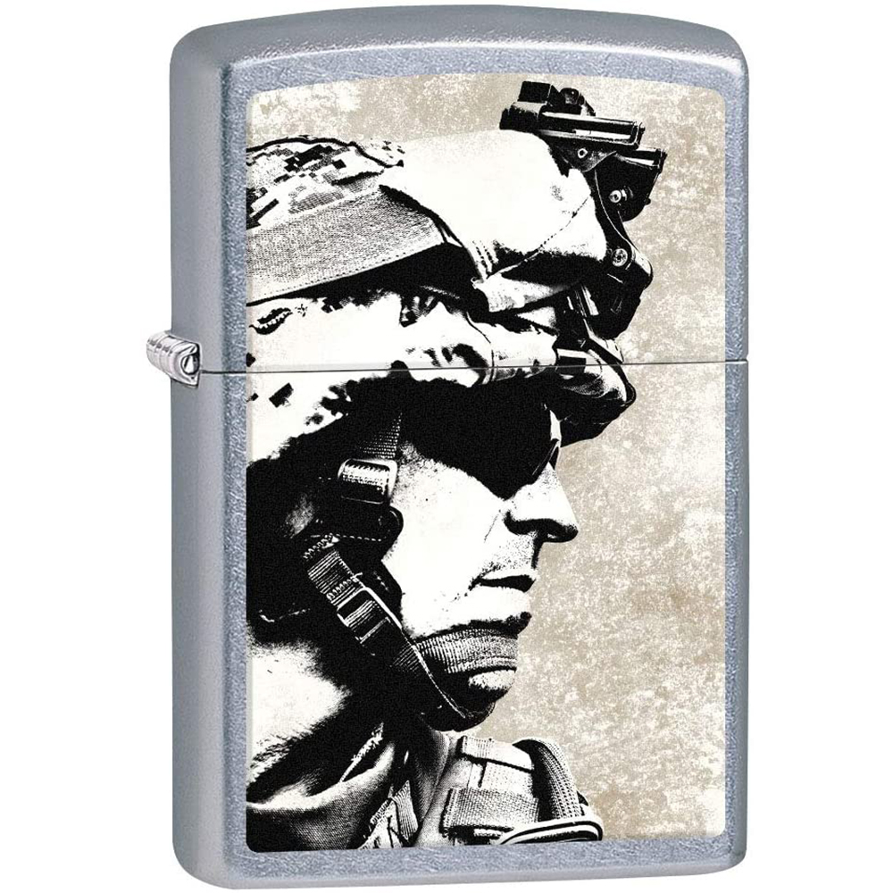 Zippo Soldado Militar - 80505 - Mgrabados Regalos, Detalles..
